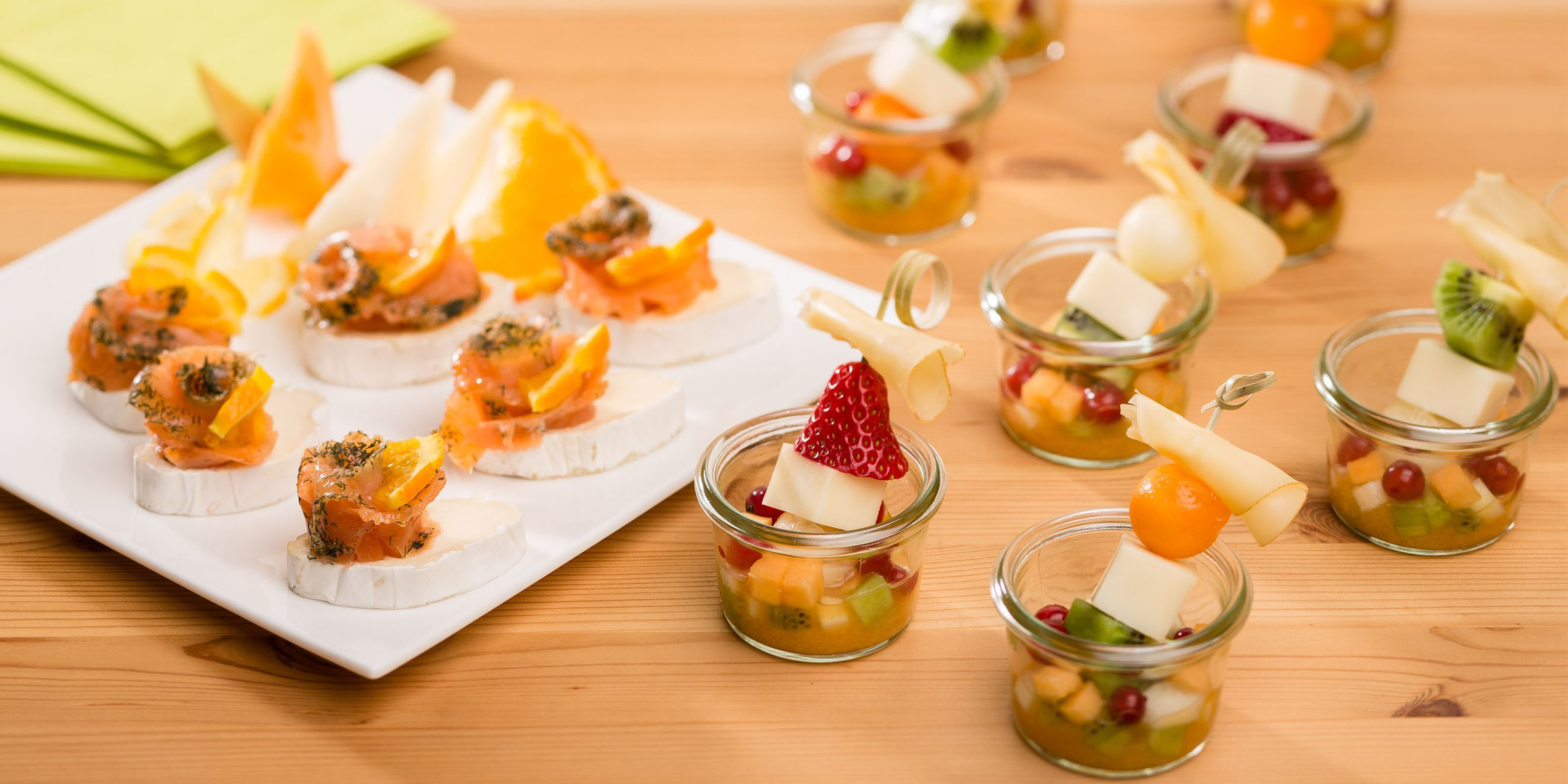 Gurken-Käse Canapés