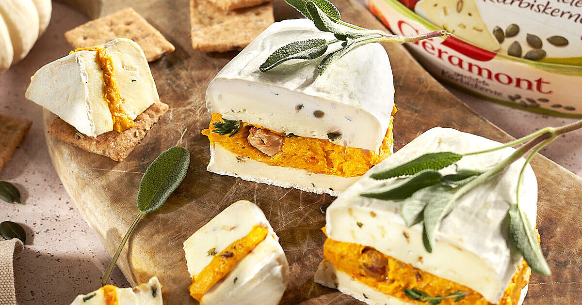 Gefüllter Géramont mit Pumpkin Spice