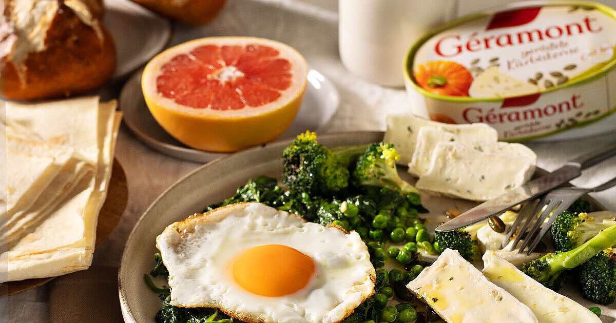 Grünes Frühstück mit Géramont