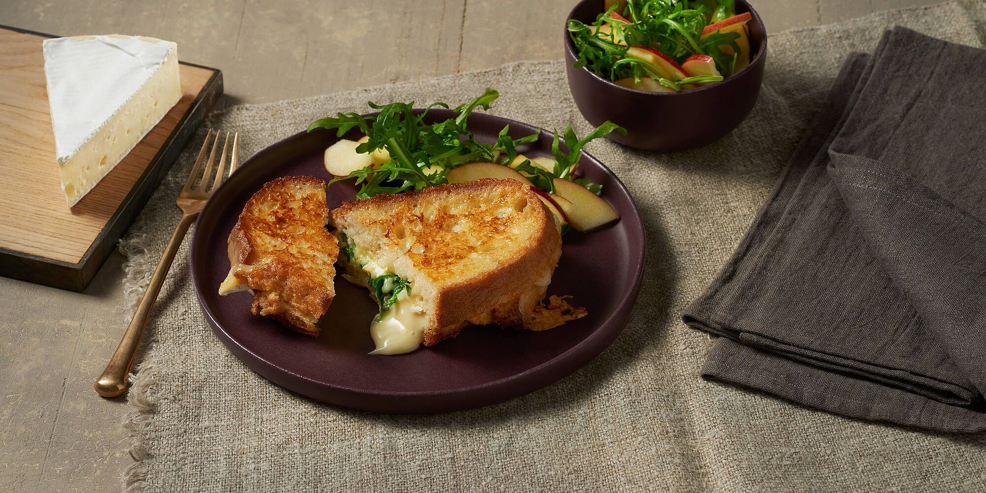 Arme Ritter mit Brie