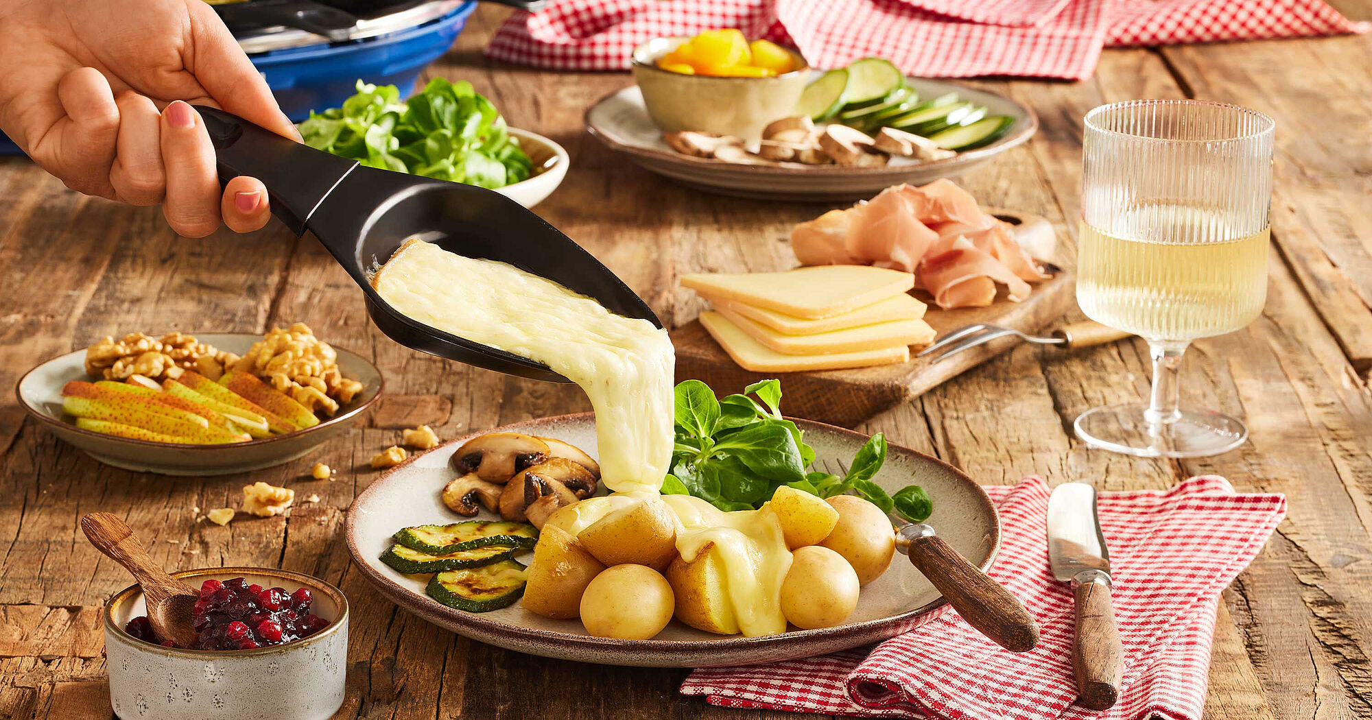 Le Rustique Raclette Platte 3 Sorten